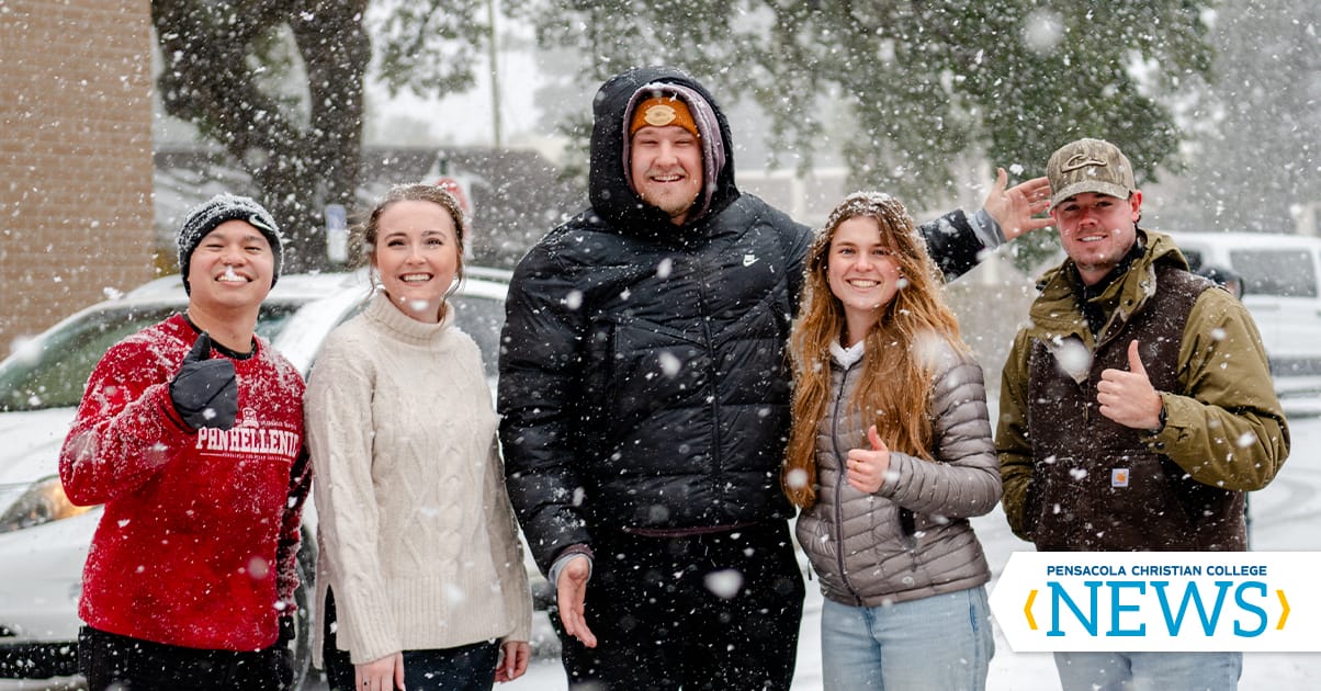 Making History: Pensacola’s Snow Day • Pensacola Christian College News